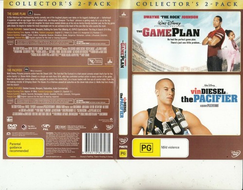 The Game Plan-2007-Dwayne Johnson-The Pacifier-[2 Movie-2 DVD]-Movie 2 ...
