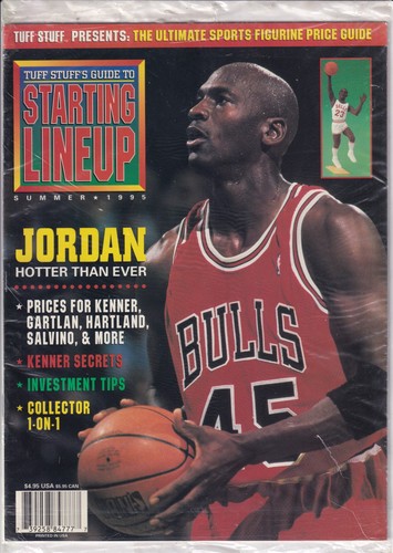 Michael Jordan ⭐ SEALED Summer 1995 Tuff Stuff SLU Magazine 🔥 No Label ...