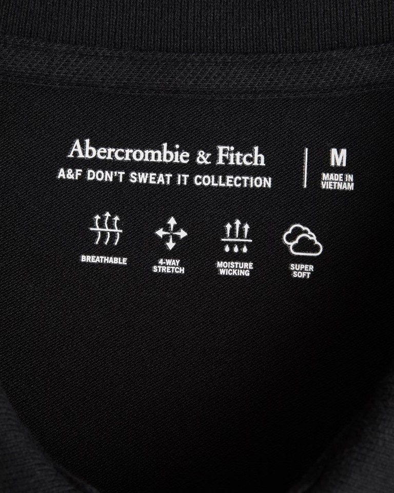 Abercrombie & Fitch Signature Icon Don't Sweat It Polo | eBay