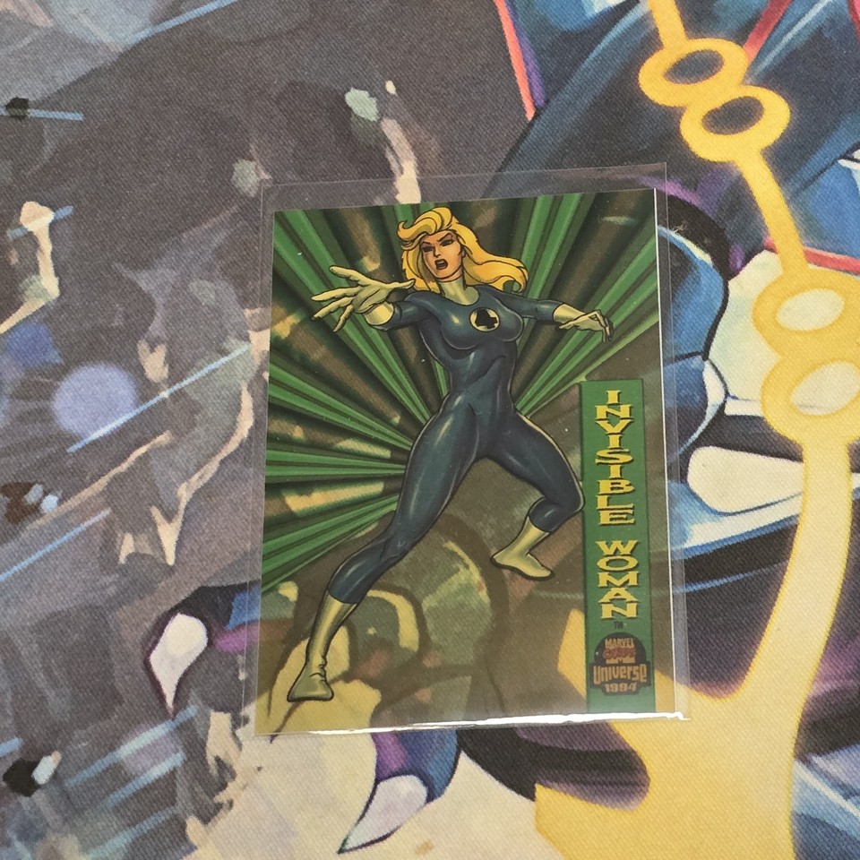 1994 Fleer Marvel Universe "SUSPENDED ANIMATION" Acetate #3 INVISIBLE ...