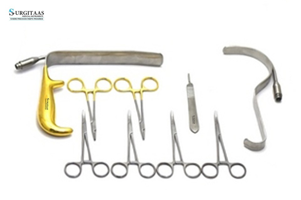 Breast Augmentation Set of 40 Pcs Surgical instruments Breast Surgery ...