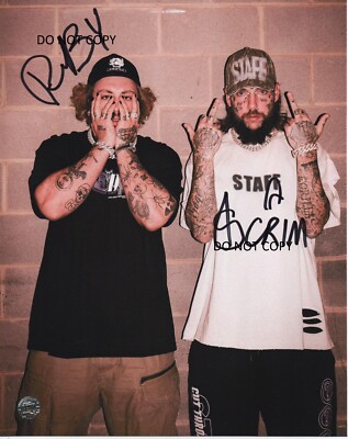 SUICIDE BOYS - RUBY & $CRIM Autographed Signed 8x10 reprint Photo !! | eBay