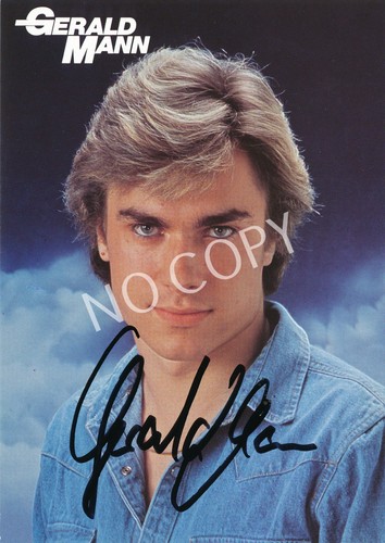 100% Original Autogramm Autograph handsigniert Gerald Mann J1.76 | eBay.de