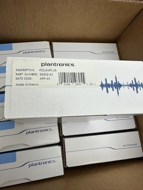 Plantronics P10 2 Prong Amplifier Adapter for HW Series Headsets (29362 ...