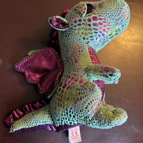 TY Beanie Boos - CINDER the Green Dragon (Glitter Eyes) Small- Toy ...