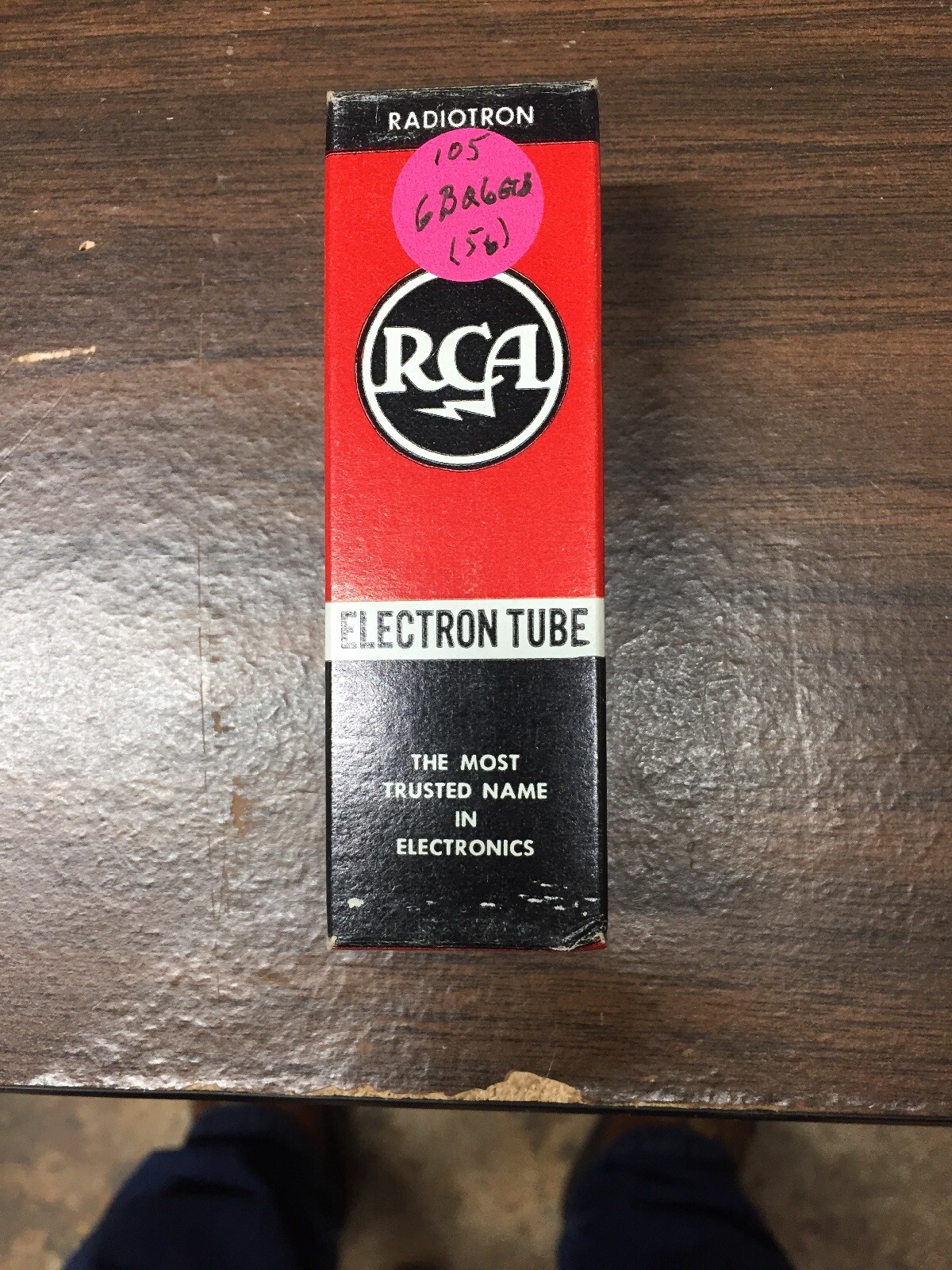 6BQ6 GTB/6CU6 tube, Rauland, RCA, or Motorola NOS tested strong on TV-7 ...