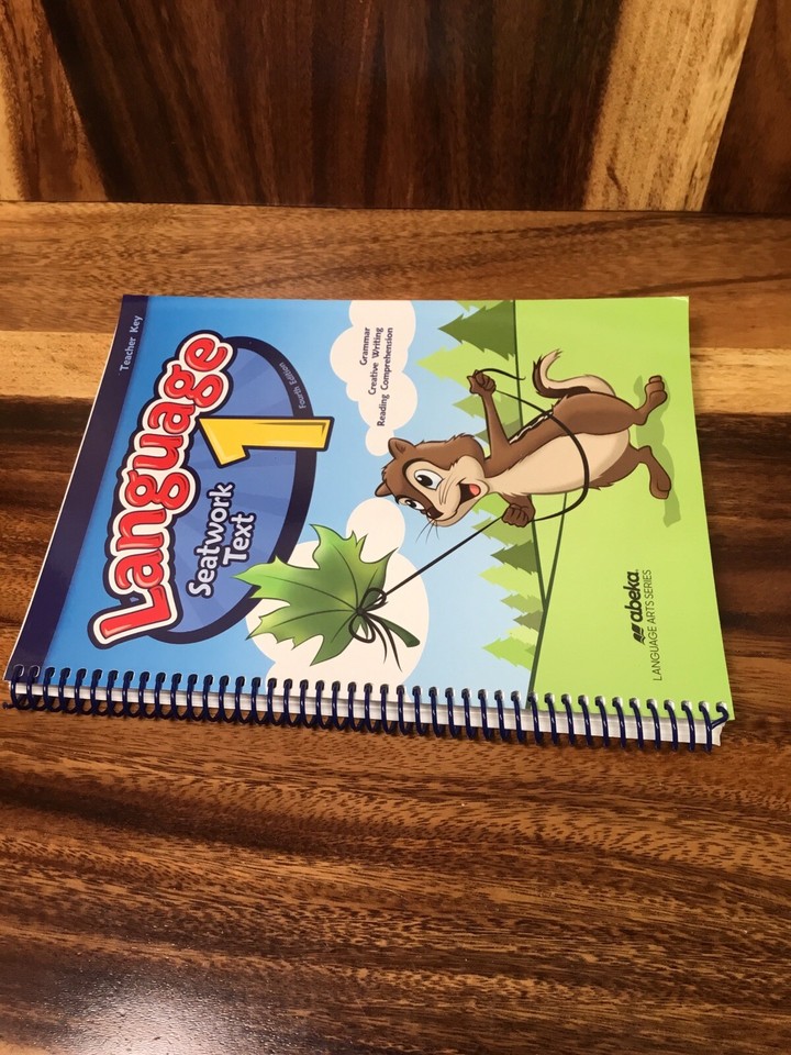 Abeka Language 1 Seatwork Text Teacher Key Fourth Edition 1st First ...