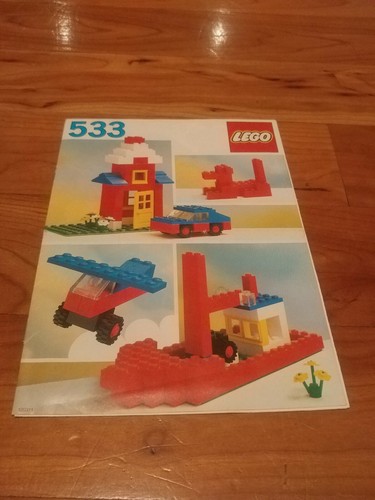 Vintage Lego Basic Set 533 Instructions Only | eBay