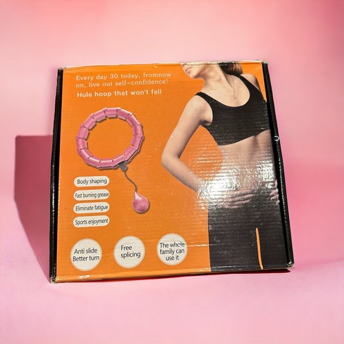 Customizable Smart Hula Hoop Exerciser Massage Fitness Pink Workout ...