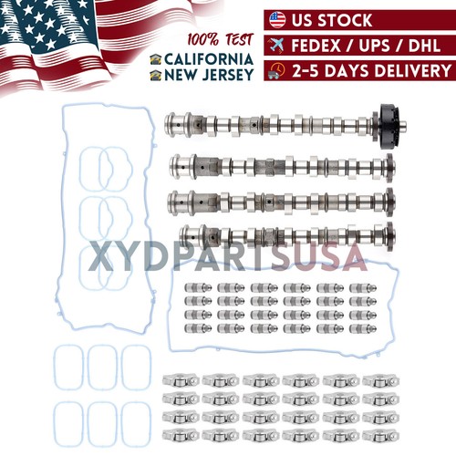 4x Camshaft + Rockers Arms Lifters Kit for 11-16 Chrysler Dodge Ram ...