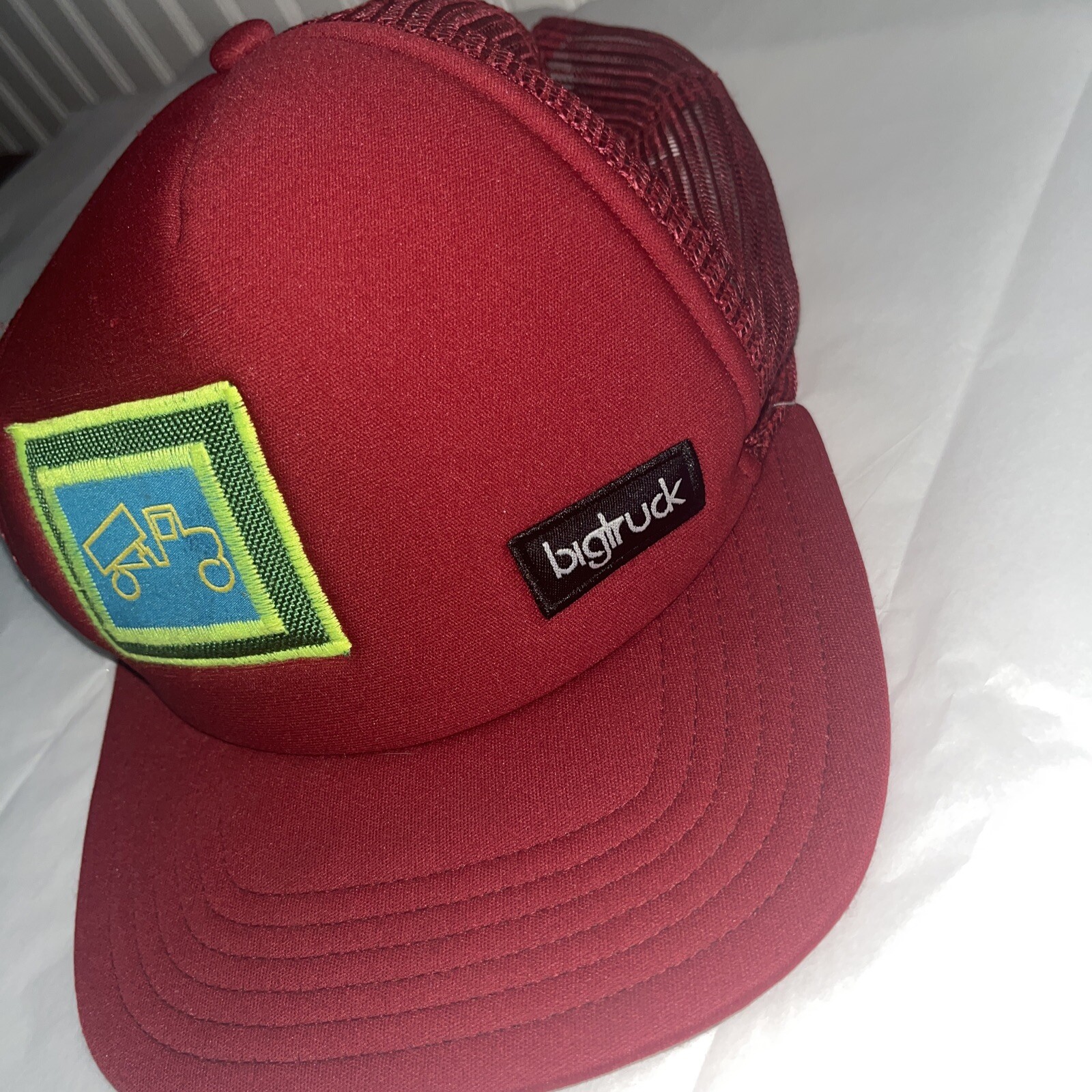 Big Truck Brand Authentic Lake Tahoe Red Snapback Tru… - Gem