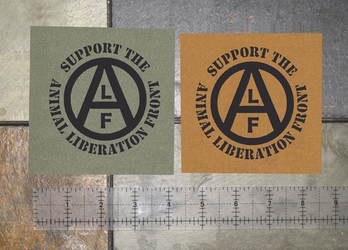 Animal Liberation Front Patch Human Rights Vegan Vegetarian ALF Punk ...