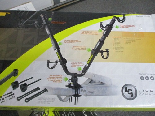 Lippert 731138 Hitch-It Double Bike Carrier Rack for Straight Tongue ...