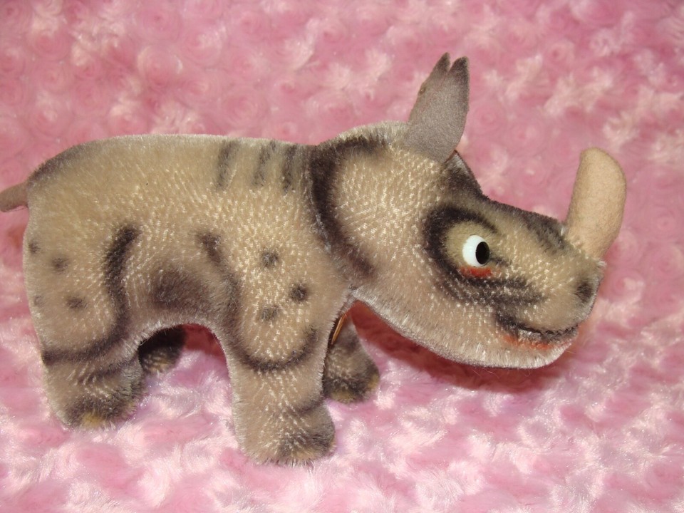 Charming Steiff Mohair Rhino Nosy with Tag | eBay