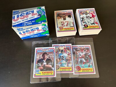 🏈🏈 1984 Topps USFL Football #1-132 - SET BREAK - PICK A CARD - EX-MT 🏈🏈 ...