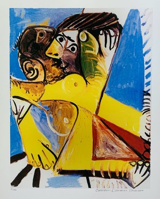 Pablo Picasso EMBRACE TO KISS Estate Signed & Numbered Large Giclee Art ...