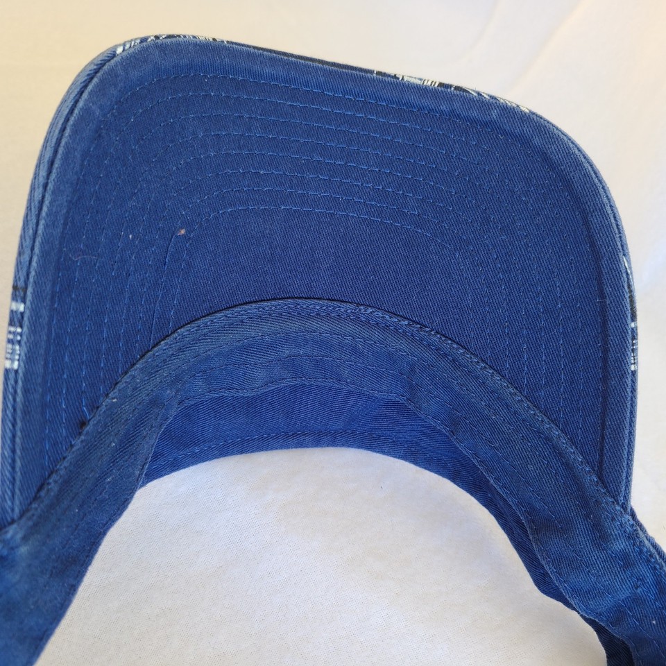 Kentucky Wildcats 47 Brand Visor Hat Blue Plaid OS Hook Loom Adjustable | eBay