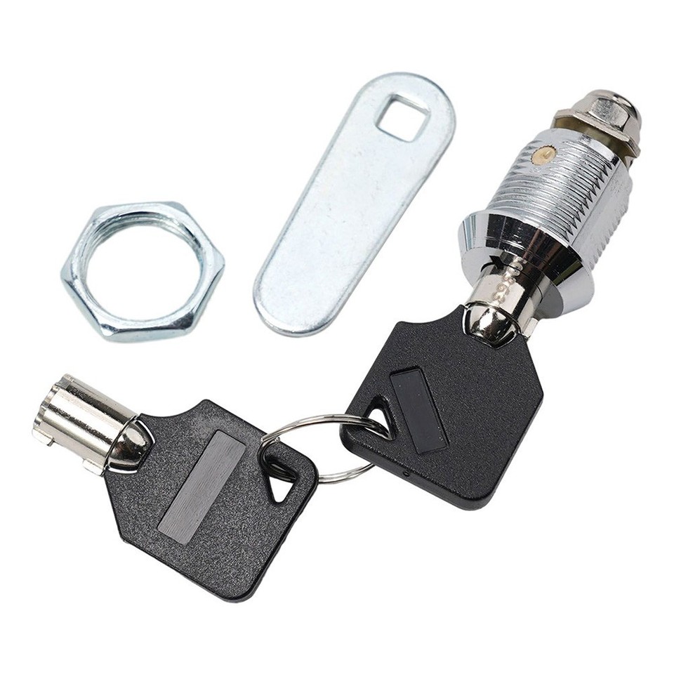 Easy to Use Cam Lock with 2 Keys for Locking Cupboards and Tool ...