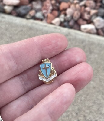 Vtg CHOIR Cross Religious PINS- Catholic PIN PIN-BACK | eBay