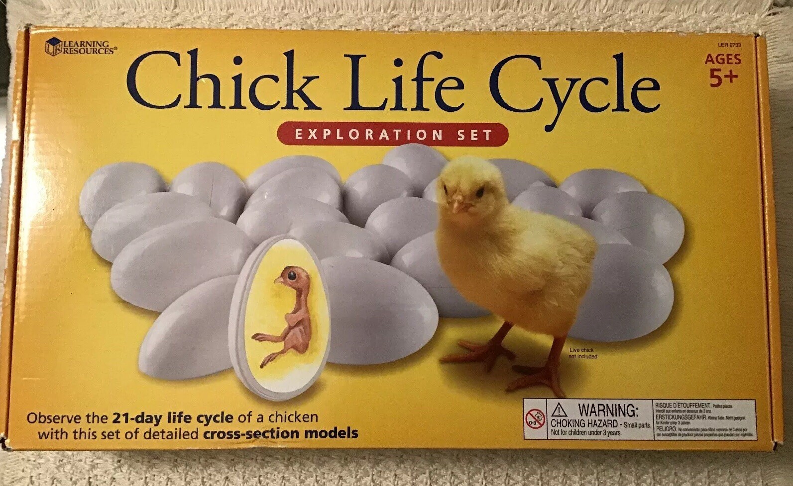 Learning Resources CHICK LIFE CYCLE Exploration Set - LER2733, Complete ...