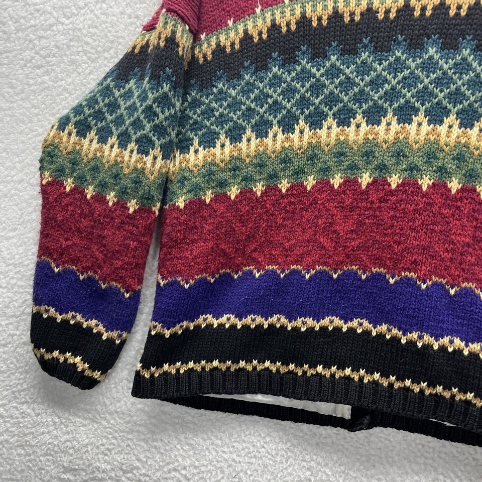 Tiara International Cardigan Womens Medium Multicolor Ugly Christmas ...