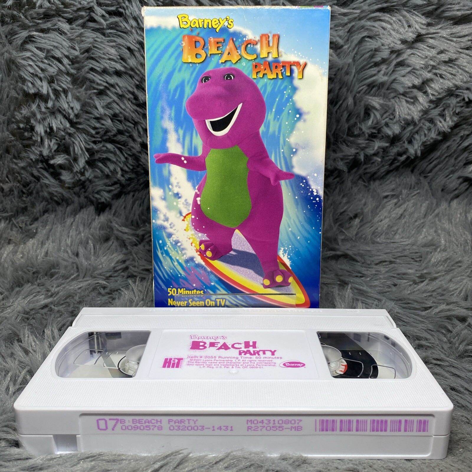 Barneys Beach Party VHS HiT 2004 Never Seen On TV Barney Purple ...
