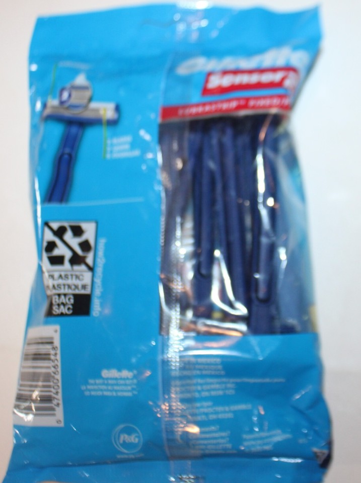 Gillette Sensor 2 Disposable Razors 12 Pack Lot 2 -24 Total -New | eBay