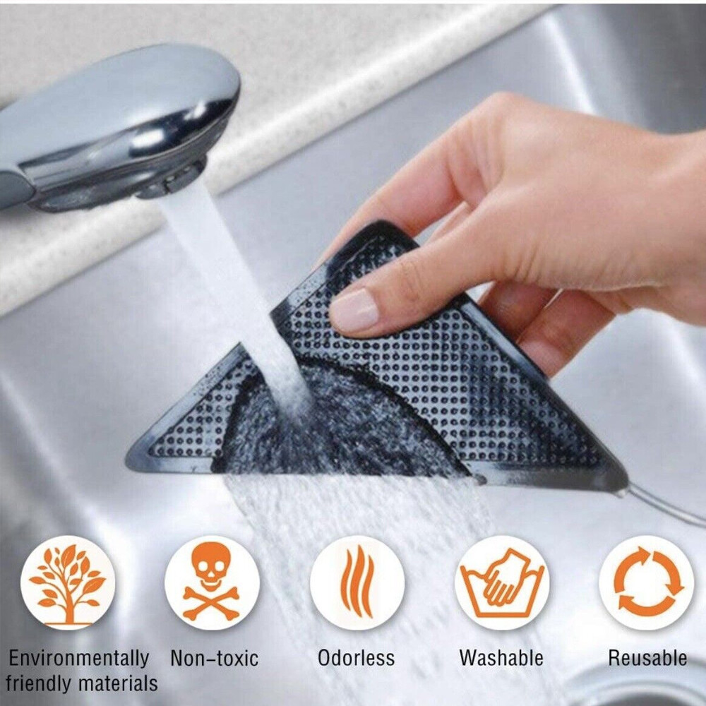 4 Pcs Carpet Anti-skid Stickers Area Rug Stopper Reusable Home Rug ...