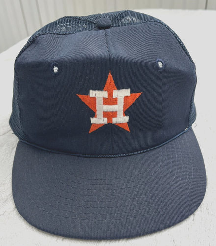 Houston Astros MLB Vintage 1980s Snapback Trucker Hat Cap Embroidered ...