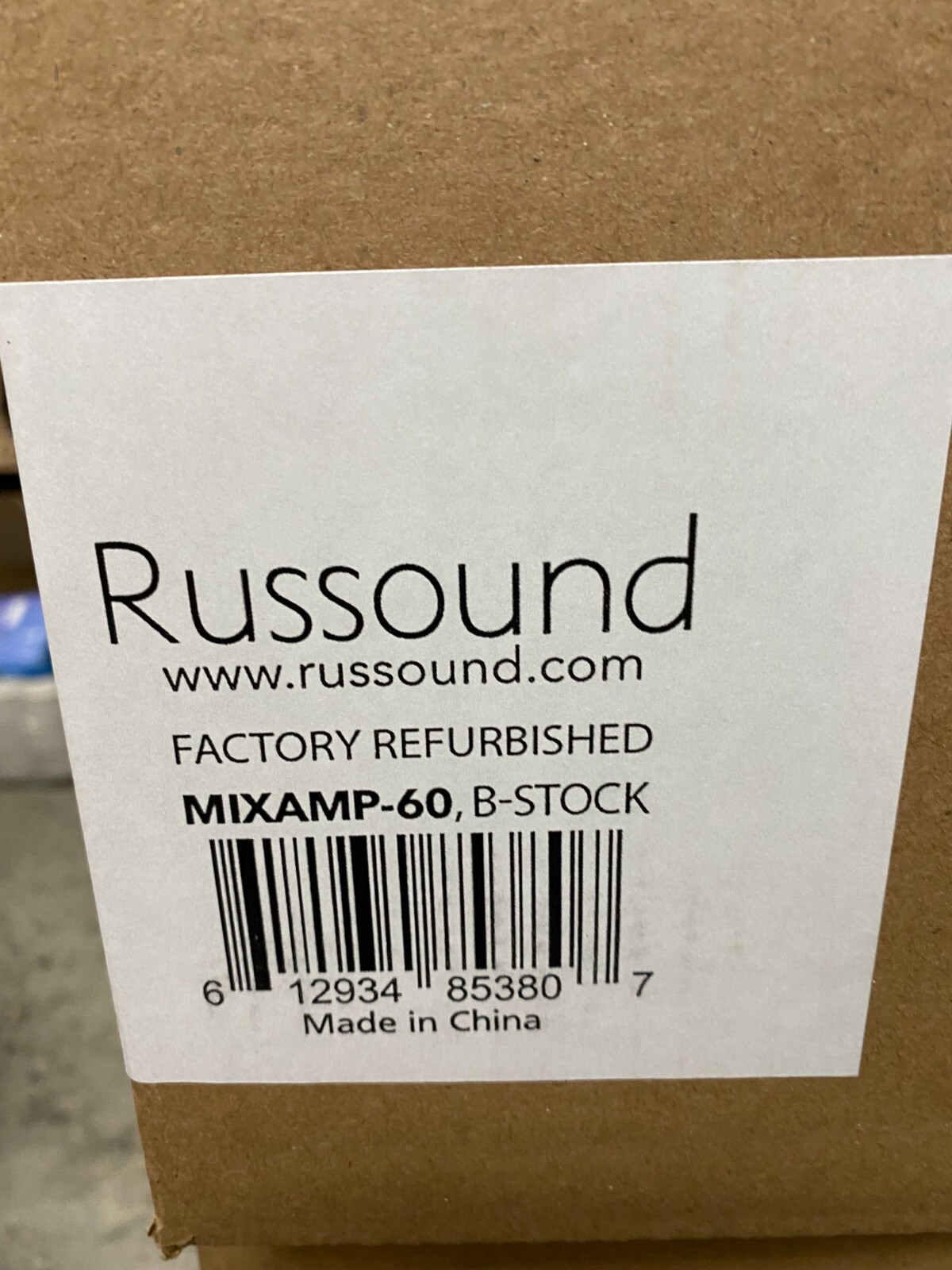 Russound 6-input mixer / amplifier, MP3 player, FM tuner & Bluetooth ...