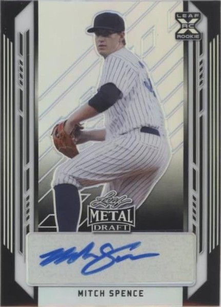 2021 Leaf Metal Draft - Black Rainbow #BA-MS1 Mitch Spence /15 (AU, RC ...