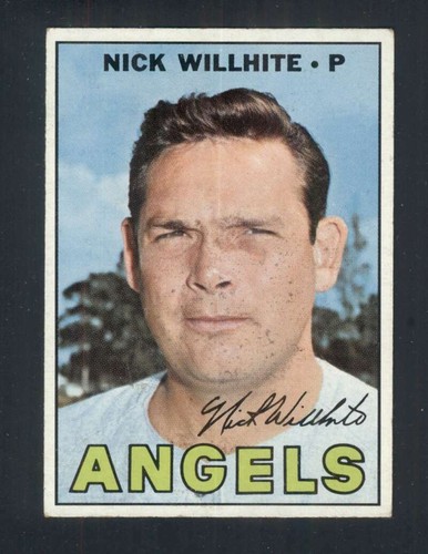 1967 Topps #249 Nick Willhite VGEX Angels 132559 | eBay