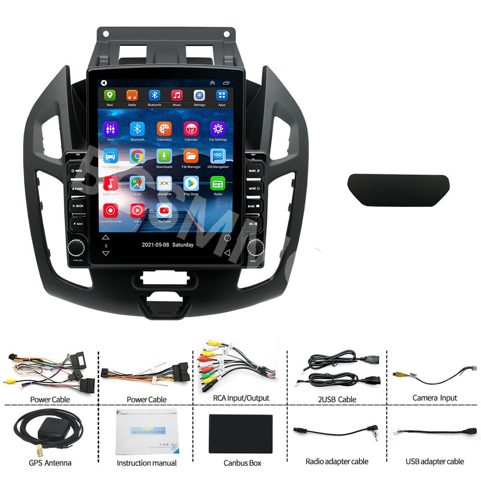 Fit For 2014-2018 Ford Transit Connect Touch Screen Car Radio GPS TV ...