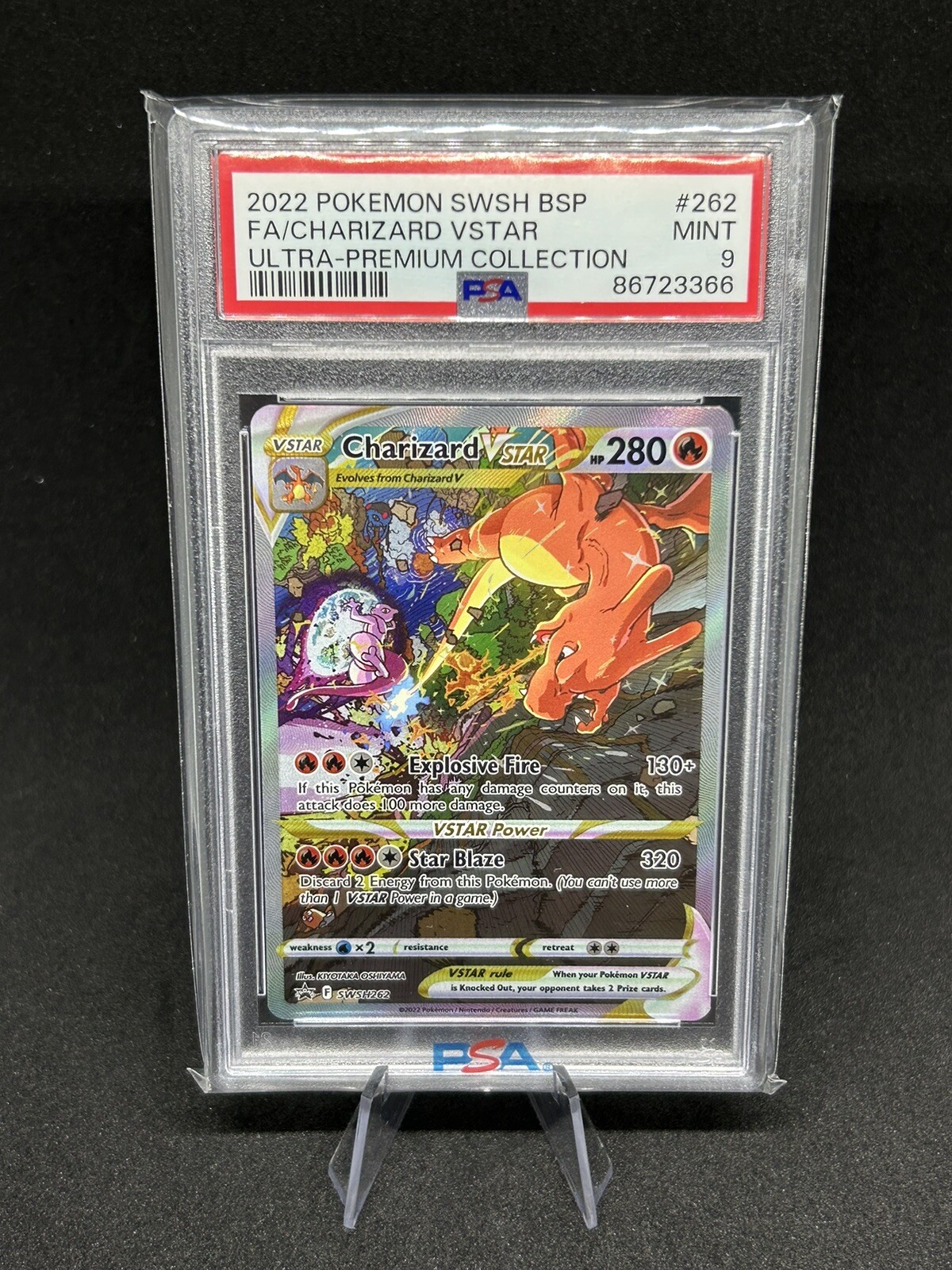 2022 Pokémon SWSH Full Art Charizard VSTAR UPC Promo SWSH262. PSA 9 | eBay
