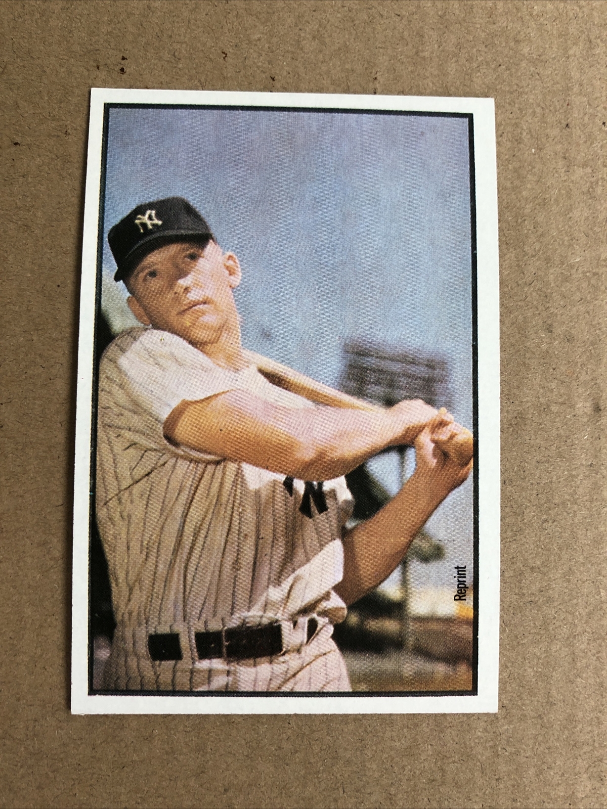 1989 Bowman Mickey Mantle 1953 Bowman Reprint Insert NM New York ...
