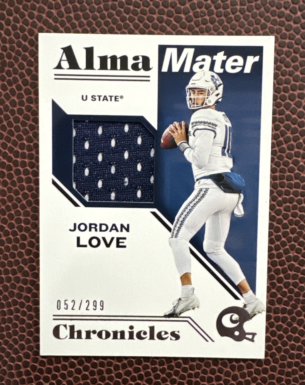2020 Panini Chronicles Draft Jordan Love Alma Mater Rookie Patch /299 ...