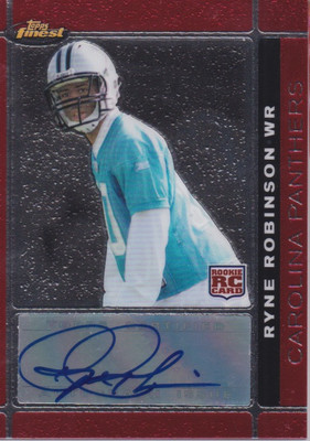 Ryne Robinson 2007 Topps Finest rookie RC autograph auto card 143 | eBay
