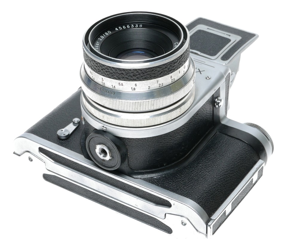 KW Praktisix SLR Film Camera 6x6 Carl Zeiss Tessar 2.8/80 | eBay