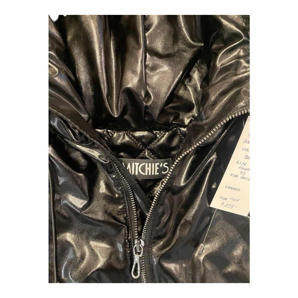 Mitchie’s Matchings FOX Trimmed Hooded Dicky ~ NWT ~ Black ~ O/S | eBay