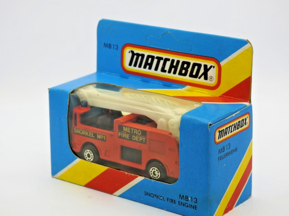 MATCHBOX LESNEY 1983 MB13 SNORKEL FIRE ENGINE MINT IN UNOPENED UNHUNG ...