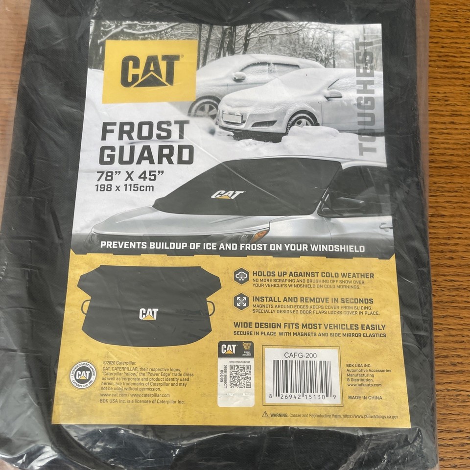 CAT Frost Guard Windshield Cover for Winter 78" x 45" Prevent Ice Frost ...