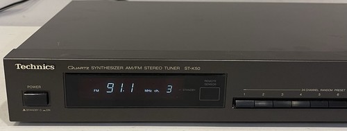 Technics ST-K50 Quartz Synthesizer AM/FM Stereo Tuner Receiver *TESTED ...