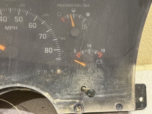 1992-1993 Chevrolet C1500 Instrument Speedometer Gauge Cluster w/o Tach ...