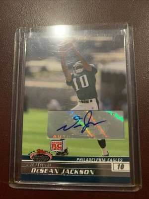 Desean Jackson Eagles Auto Autograph 2008 Topps Stadium Club Rookie ...