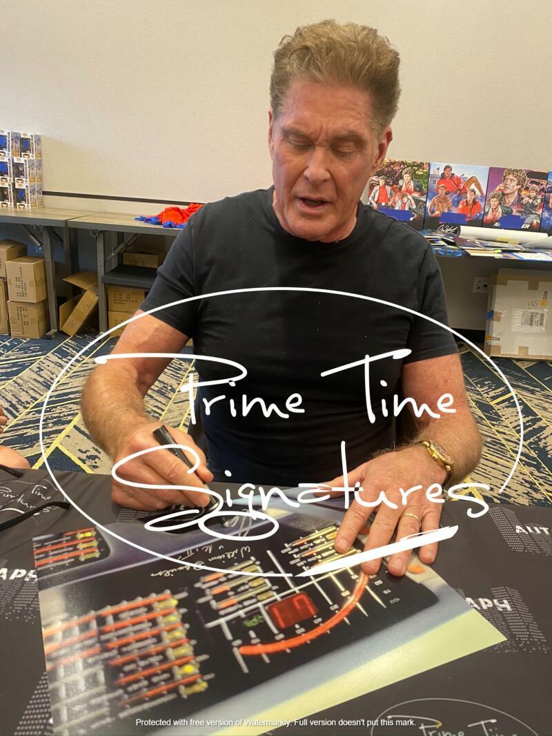 David Hasselhoff Authentic Autographed Michael Knight