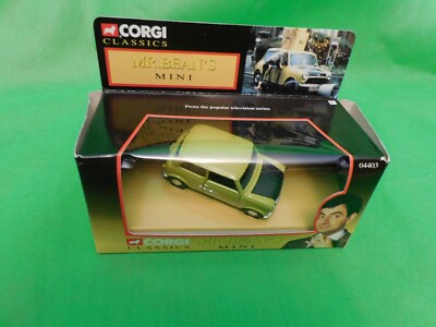 Vintage Corgi Mr. Bean Rowan Atkinson Yellow Mini Car Set NRFB MIB | eBay