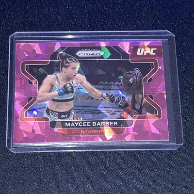 2022 Panini Prizm UFC Pink Ice Prizm No 96 MAYCEE BARBER | eBay