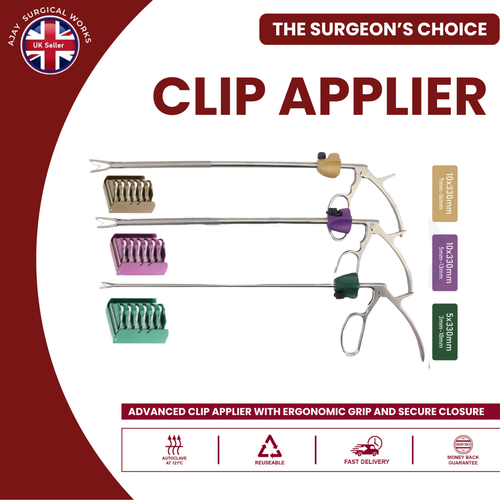 Polymer Clip Applier Ligation Stapler 5mm/10mm M L XL Surgical ...