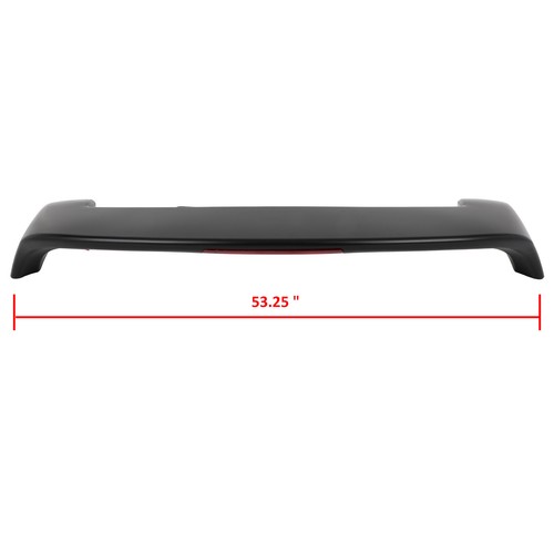 Fits 1998-07 Lexus LX470 Matte Black Roof Trunk Spoiler w/LED 3RD Brake ...