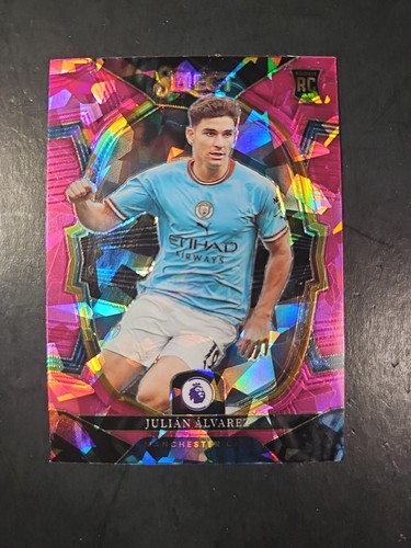 2022-23 Panini Select EPL Julian Alvarez RC Terrace Pink Ice SP ...